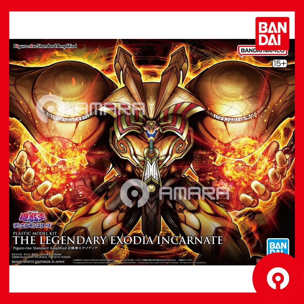 Ready Stock Figure rise Standard Amplified Summoning God Exodia BANDAI ...
