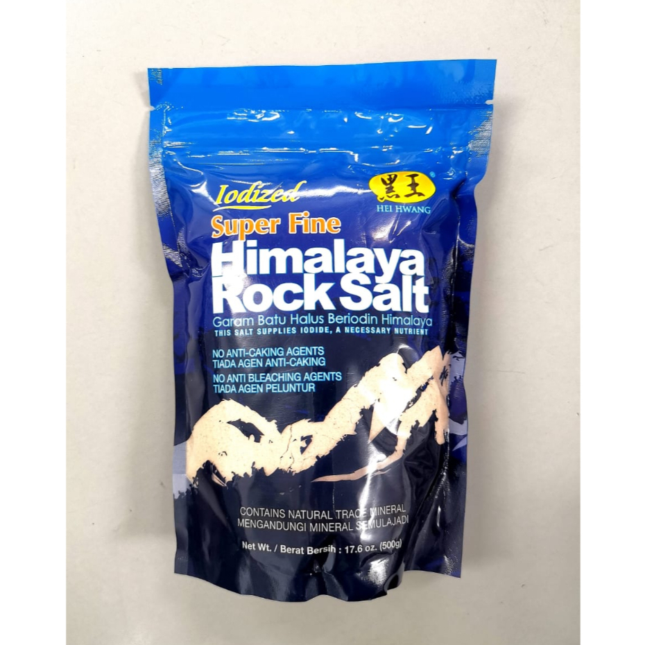Hei Hwang Iodized Natural Himalaya Rock Salt/Garam Batu Semulajadi 500g ...