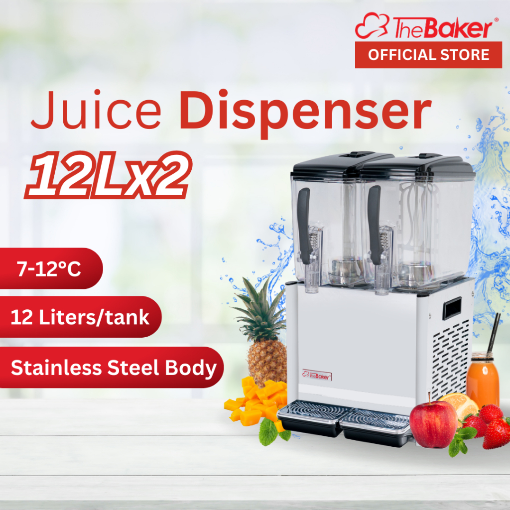 The Baker Juice Dispenser (12L x 2) | Shopee Malaysia