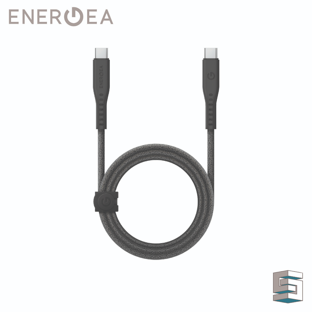 ENERGEA Flow USB-C to USB-C Cable 240W With Mct 1.5M/ 30CM -Black/Blue ...