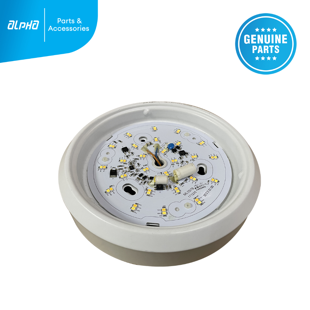 ALPHA Alkova Ceiling Fan 3 Colour Panel Light (25W) for DEZI LED - DZ3C ...
