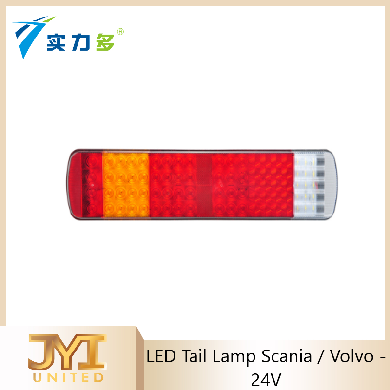 SHILIDUO LED Tail Lamp Scania / Volvo With License Plate Lamp - 24V SD ...