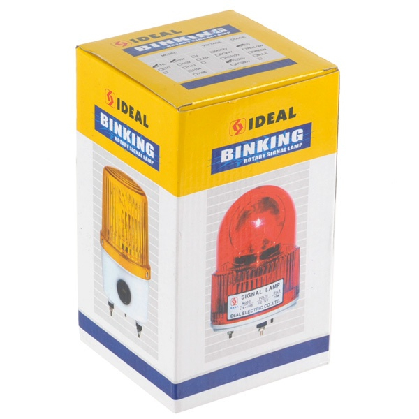 clear stock BINKING ROTARY SIGNAL LAMP LTE 6101 DC24V AC240V DC240V RED ...