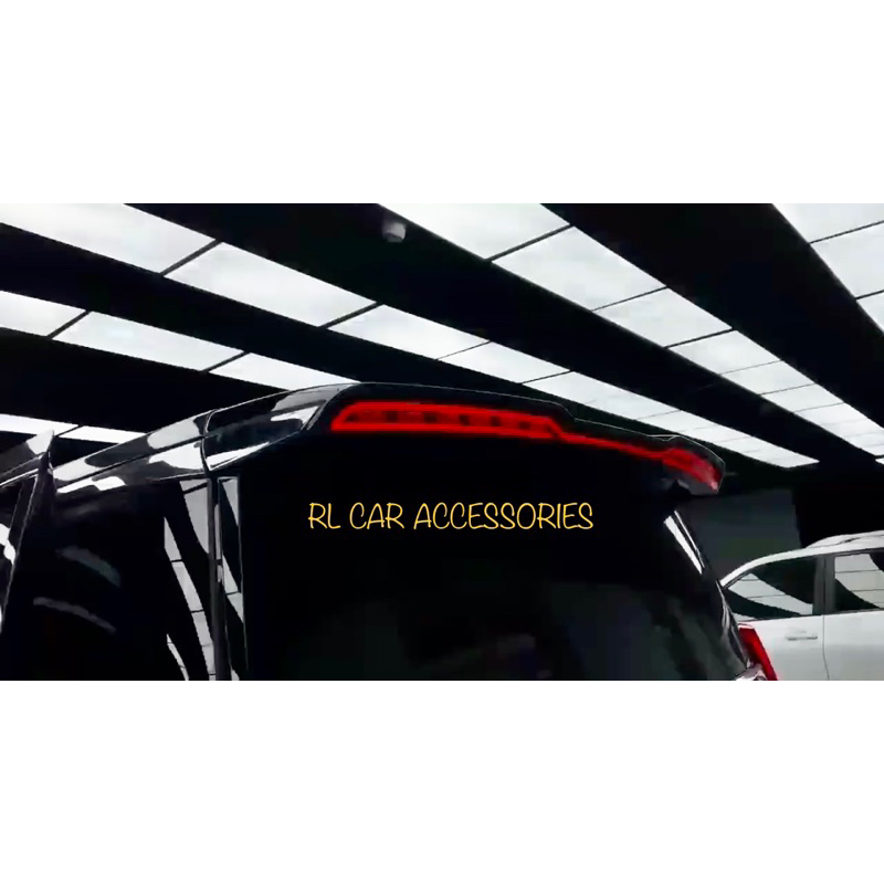 Toyota vellfire alphard AGH30 Lexus LM350 V2 Rear roof top spoiler led ...