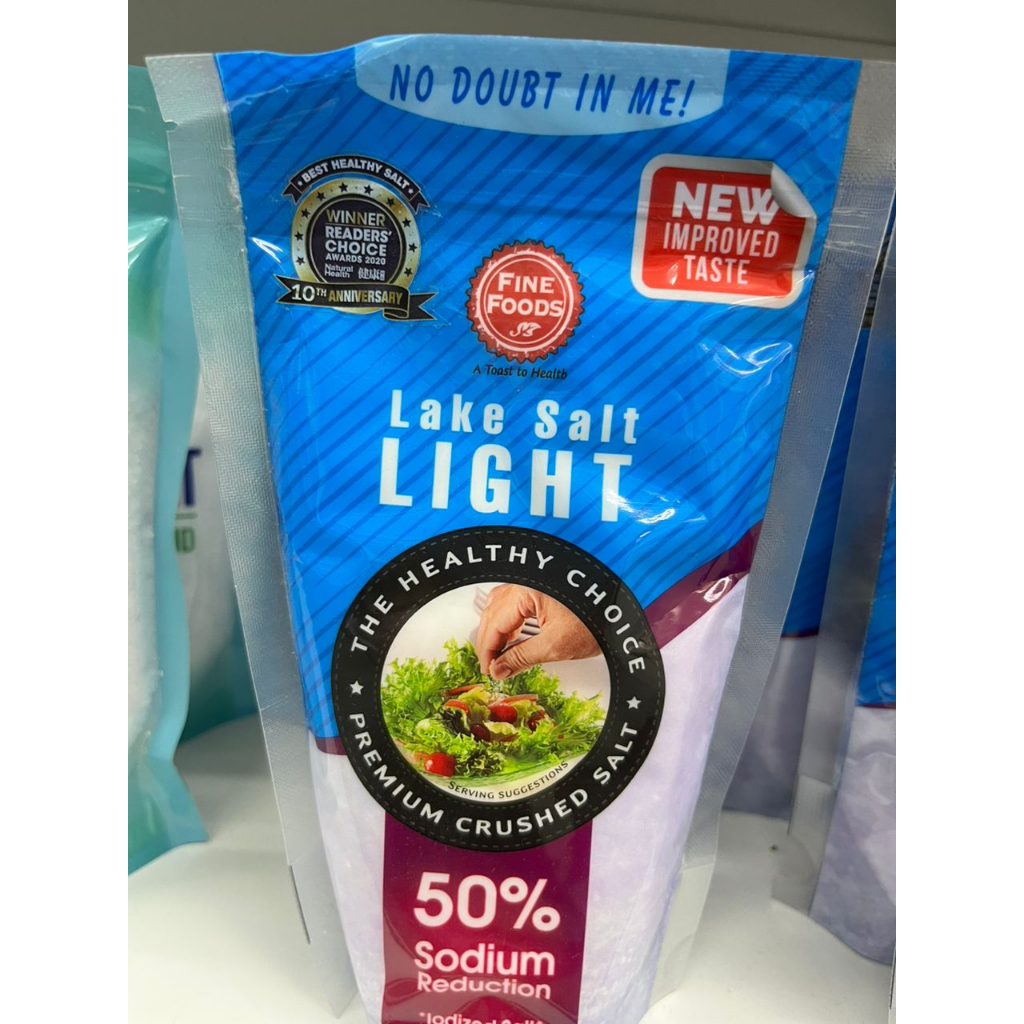 FINE FOODS LAKE SALT LIGHT 300G (CLEARANCE) | Shopee Malaysia