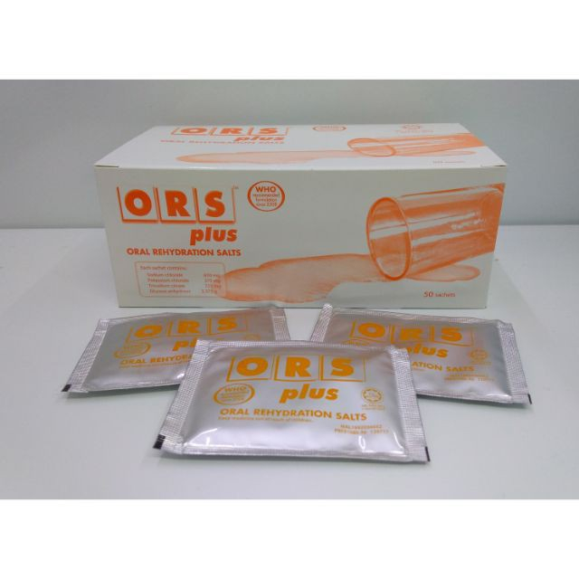ORS B PLUS ORAL REHYDRATION SALTS (ORANGE) 50S (OPEN BOX) | Shopee Malaysia