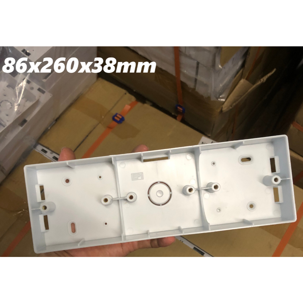 PVC Box Surface Nut Box/ Electrical Box/ Base 3x3 / 3X6 / 3x7 / 3x10 ...
