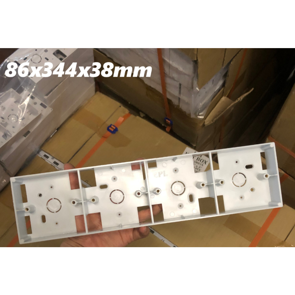 PVC Box Surface Nut Box/ Electrical Box/ Base 3x3 / 3X6 / 3x7 / 3x10 ...