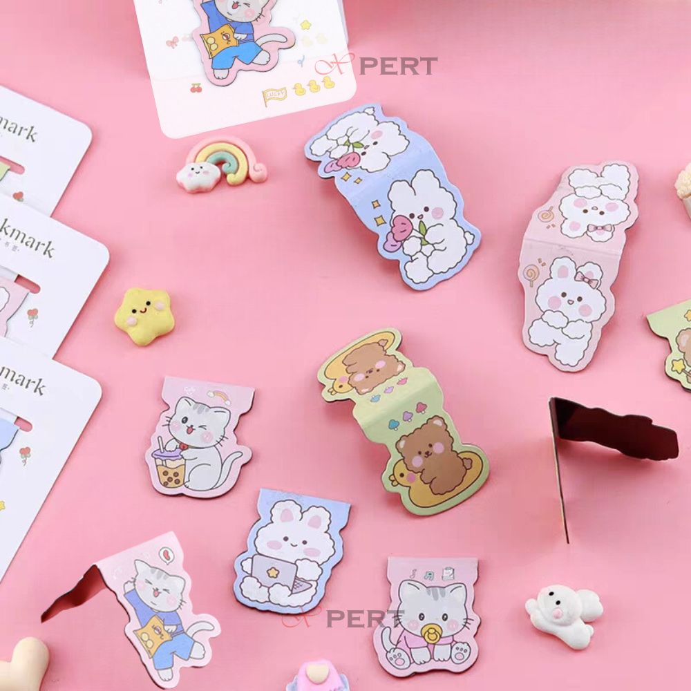 Magnetic Bookmark Memo stick Fridge Book Mark Penanda Buku Magnet ...