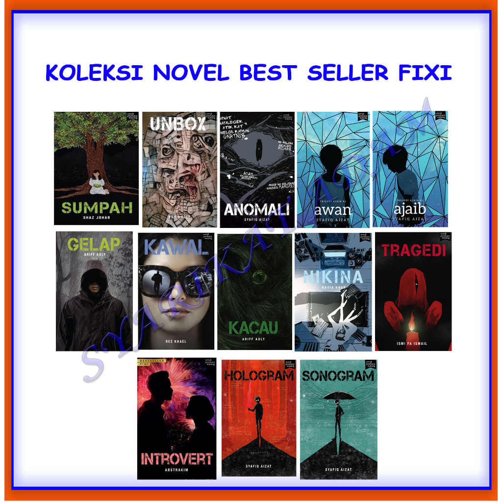 [ADM]KOLEKSI NOVEL BEST SELLER FIXI | Shopee Malaysia