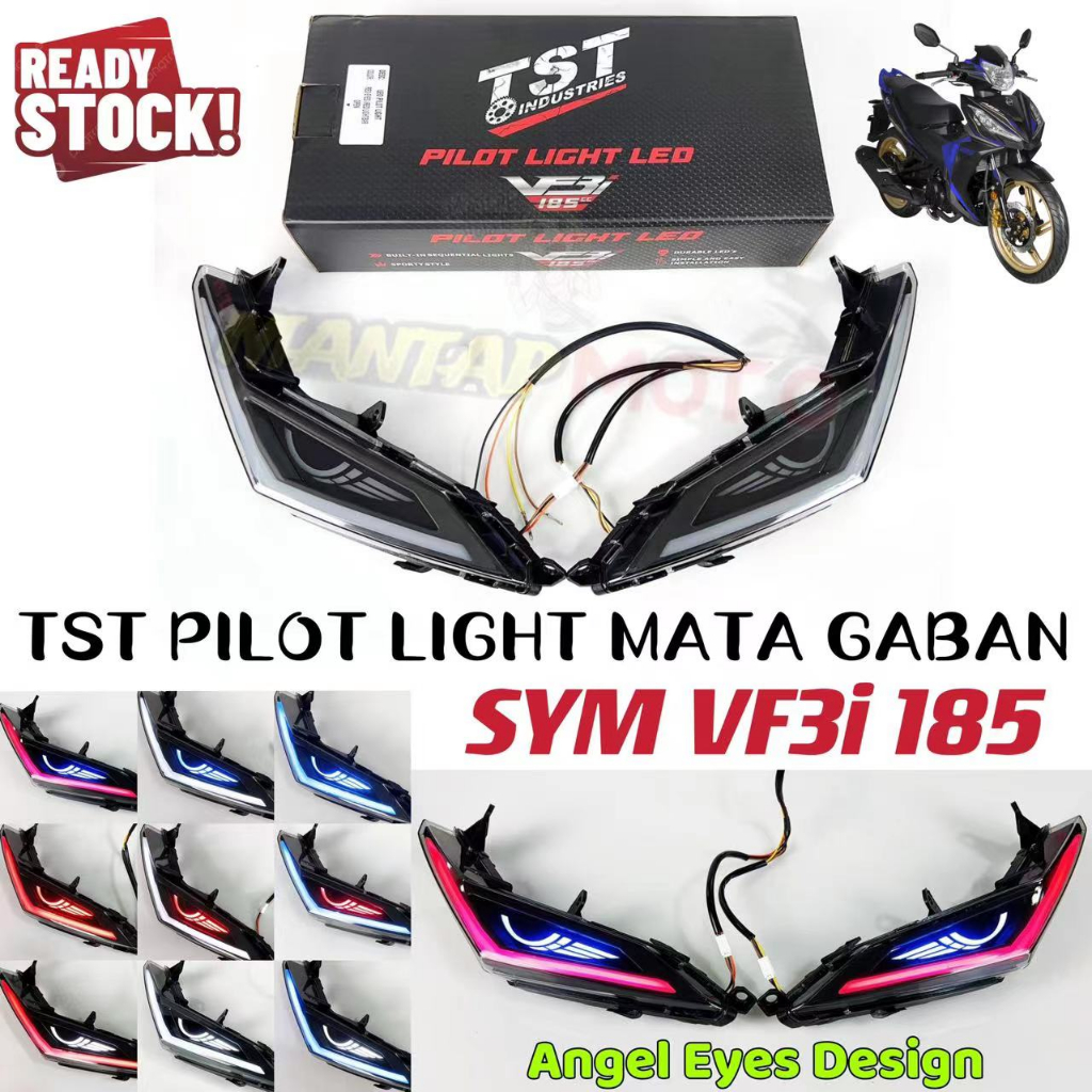 SYM VF3i 185 PILOT LIGHT LED MATA GABAN WITH RUNNING SIGNAL POSITION ...