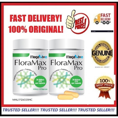 MegaLive FloraMax Pro 500mg 45s/ 2x45s | Shopee Malaysia