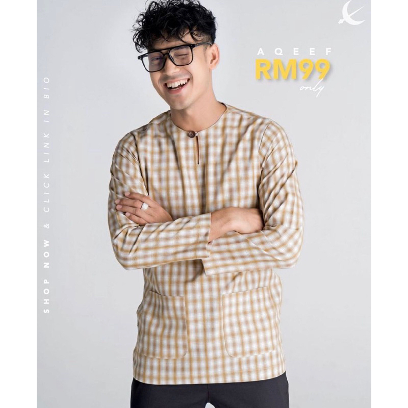 Kurta Klasik AQEEF by Elrah ( NEW KLASIK EDITION ) | Shopee Malaysia