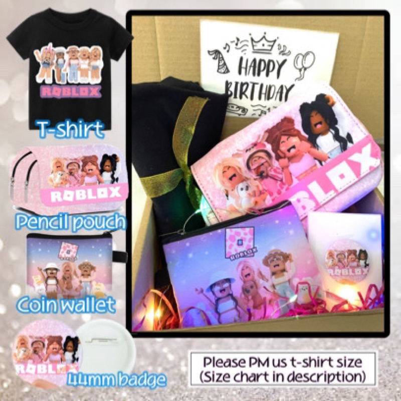 pink ROBLOX girl birthday/graduation gift set / surprise box | Shopee ...