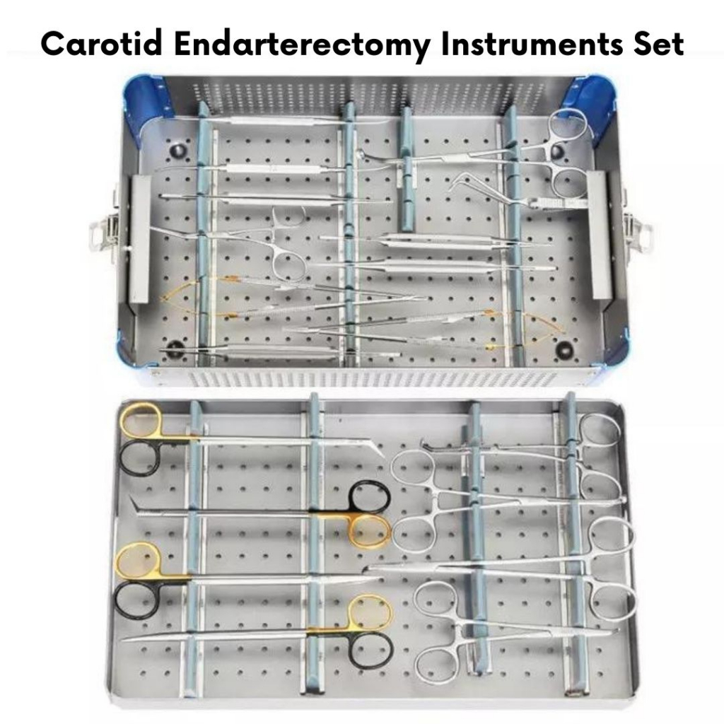 Surgical Instruments Carotid Endarterectomy Instruments Set Heart ...