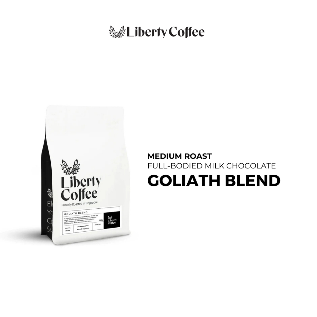 LIBERTY COFFEE Goliath Blend Espresso Coffee Beans Roasted | Medium ...