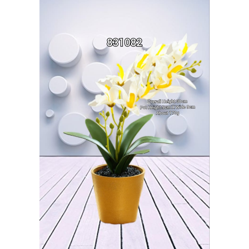ALL AGE 831082 Bunga Hiasan Phalaenopsis 9 Kuntum Bunga Phalaenopsis 5 ...