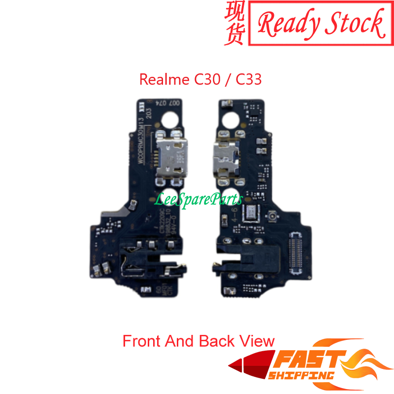 Realme C30 / C33 / C35 Charging Board USB Port Pin Mic Handfree Jack For Replacement | Shopee ...