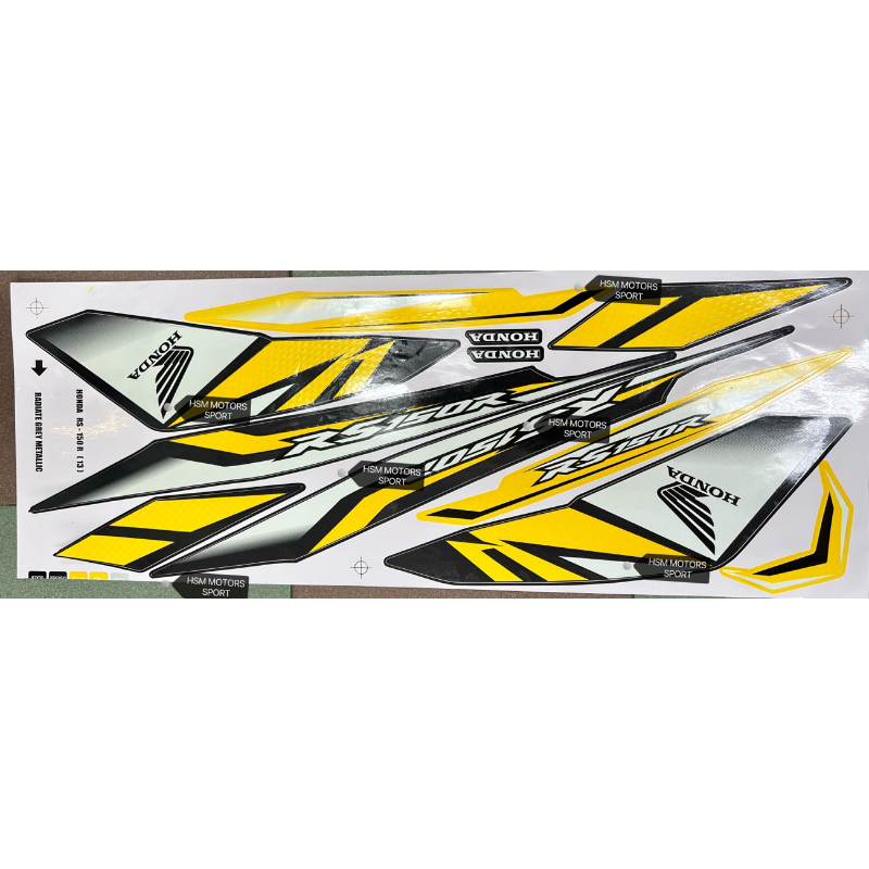 HONDA RS150 v2 BODY STICKER FULL SET | Shopee Malaysia
