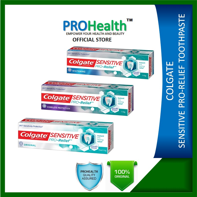 Colgate Sensitive Pro Relief Complete Protection Toothpaste 110g Expiry ...