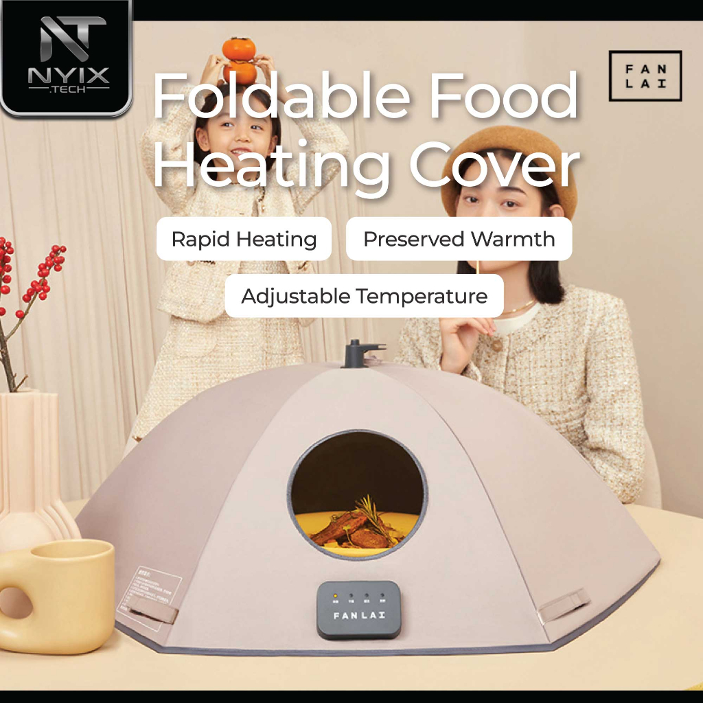Electric Food Heating Cover Foldable Warm Table Dining Hot Warmer Heat ...