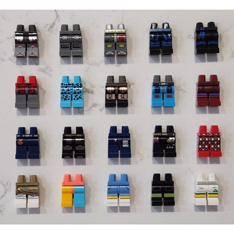 LEGO PARTS (GENUINE) Minifigure Legs Decorated Assorted | Shopee Malaysia
