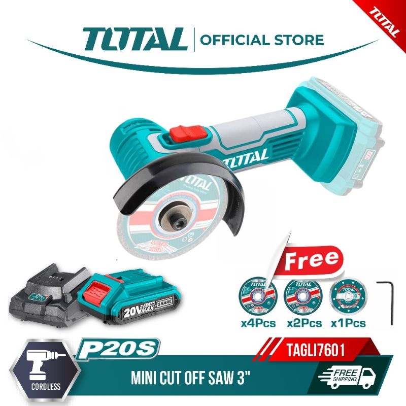 Total Li-ion Cordless Mini Cut Off Tools (76mm / 3")TAGLI7601 | Shopee ...