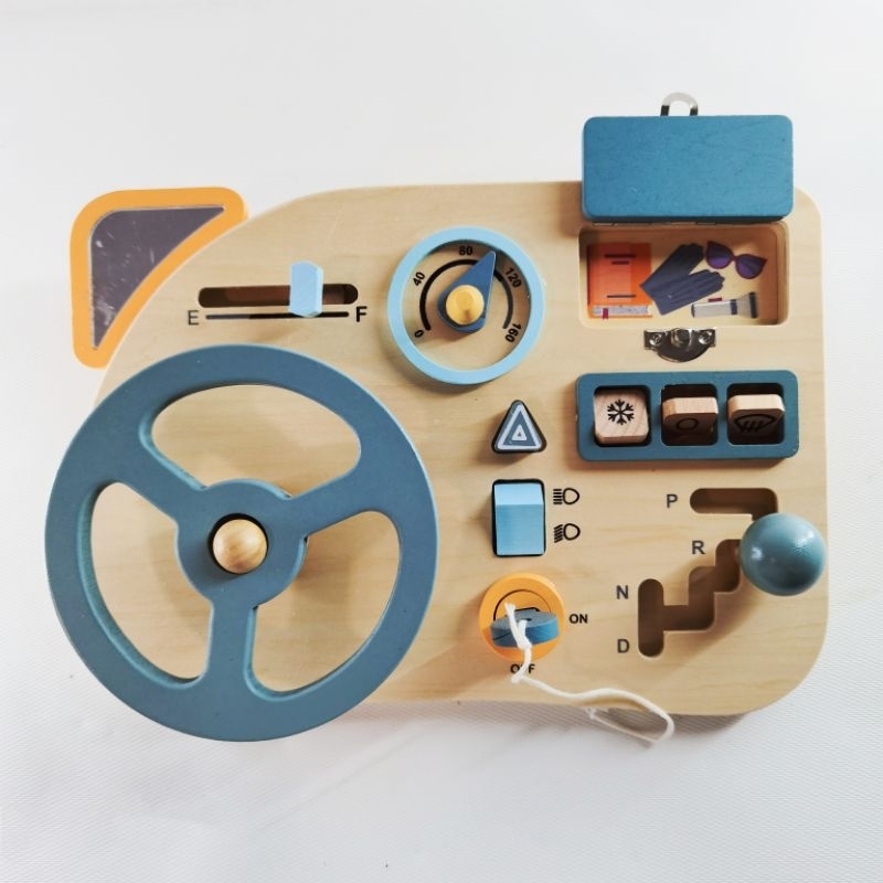 Papan sibuk Busy board car version superior baby educational learning ...