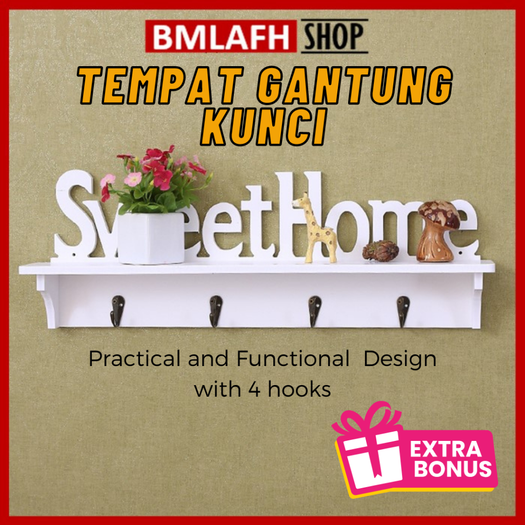 Tempat Gantung Kunci Tempat Kunci Tempat Letak Kunci Rumah Home Decor ...