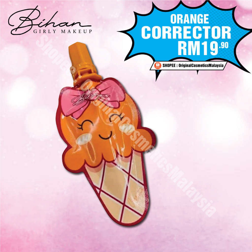 🎁BIHAN GIRLY MAKEUP ~ ORANGE CORRECTOR | Shopee Malaysia