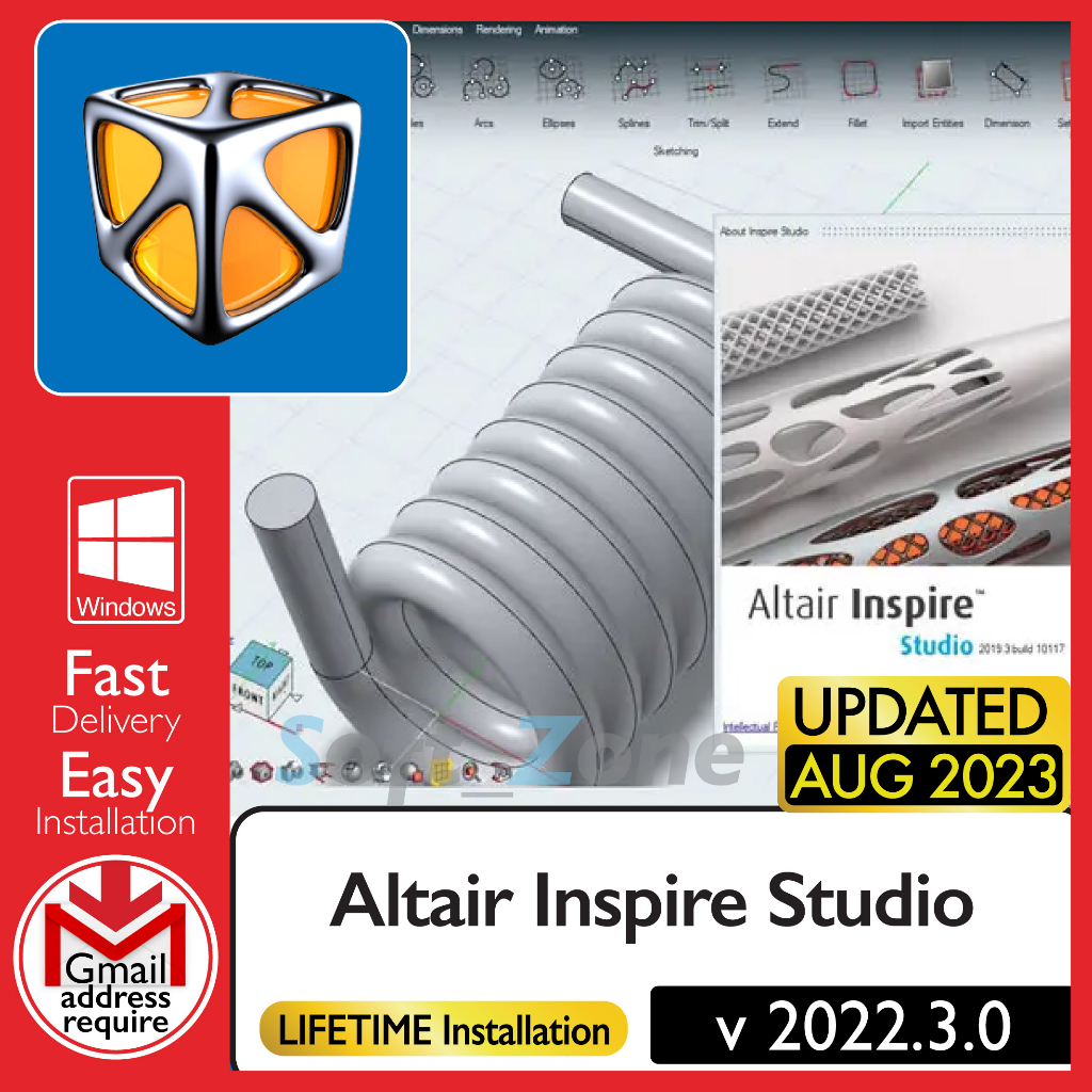 Altair Inspire Studio 2022.3.0- formerly known as Altair or SolidThinking Evolve [WINDOWS x64 ...