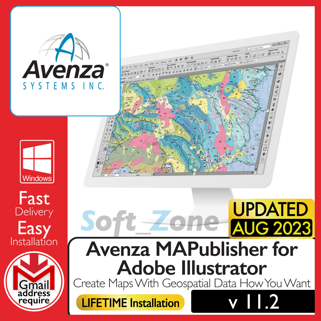 Avenza MAPublisher for Adobe Illustrator 11.3.2 - Create Maps With Geospatial Data How You Want ...