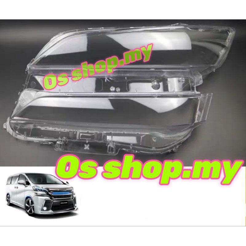 TOYOTA VELLFIRE AGH30 ANH30 2015 -2021 HEADLAMP COVER HEADLAMP LENS ...