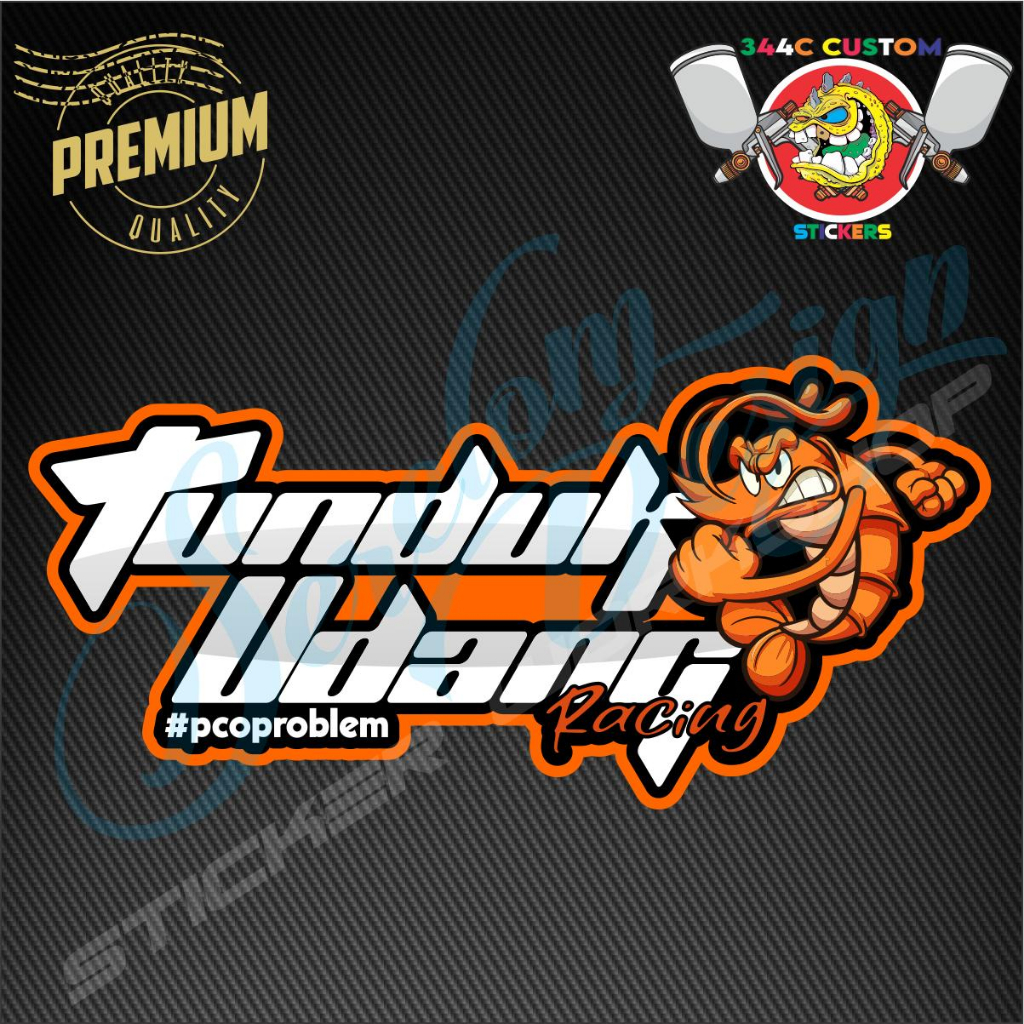 Sticker Kereta Motor Helmet Laptop Kelakar Tunduk Udang PCO Problem ...