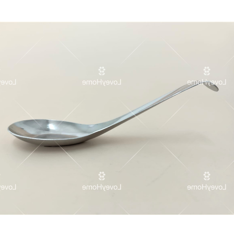 Thick 6pcs Chinese Spoon Stainless Steel Soup Spoon Cutlery Sudu Tahan ...