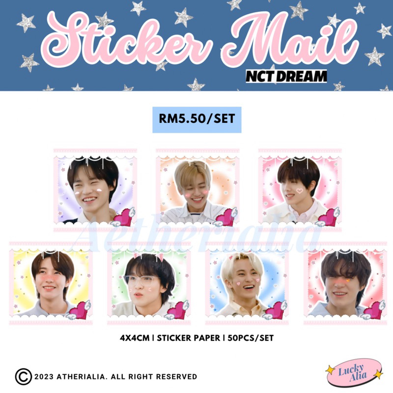 STICKER MAIL NCT DREAM | Shopee Malaysia
