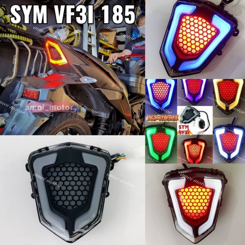 SYM VF3I 185 LED TAIL LAMP LED TAIL LIGHT VF3I 185 LAMPU BELAKANG ...