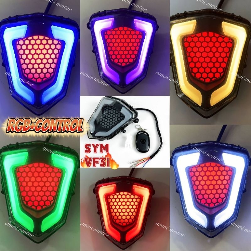 SYM VF3I 185 LED TAIL LAMP LED TAIL LIGHT VF3I 185 LAMPU BELAKANG ...