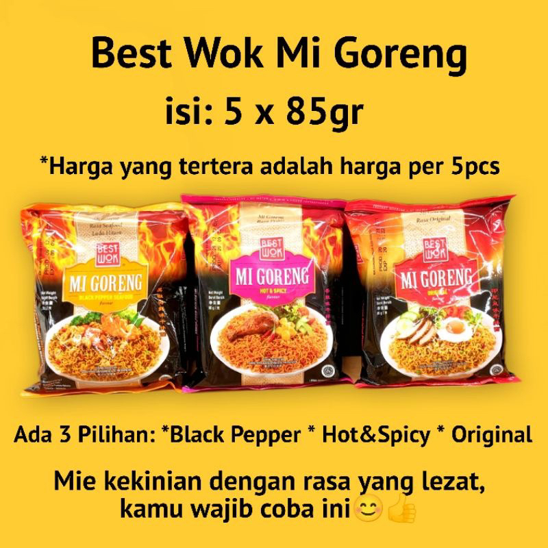 Best WOK Fried Noodles Contents 5 BESTWOK Fried Noodles | Shopee Malaysia
