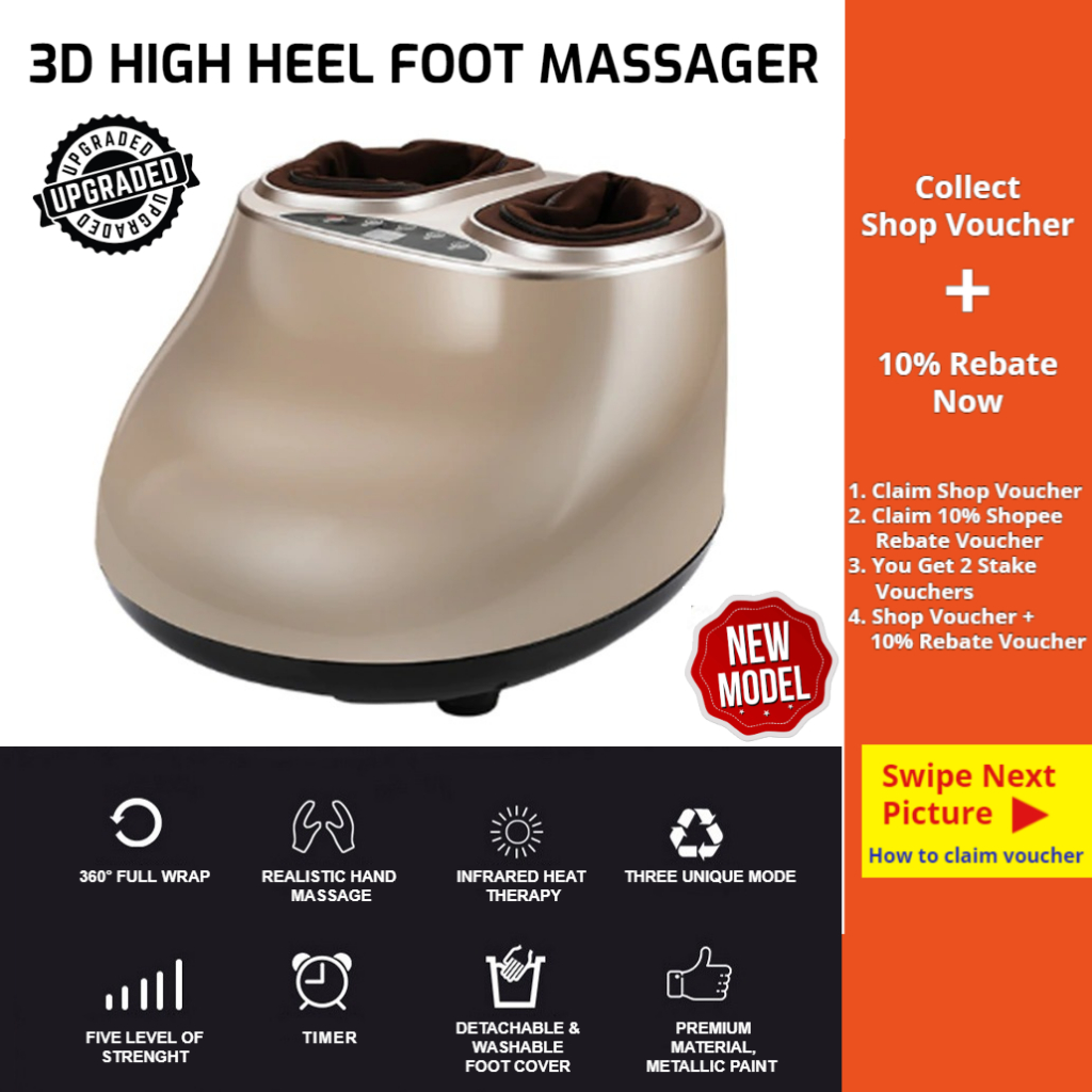 Foot Therapy Massager Reflexology Massage Machine Shiatsu Infrared ...