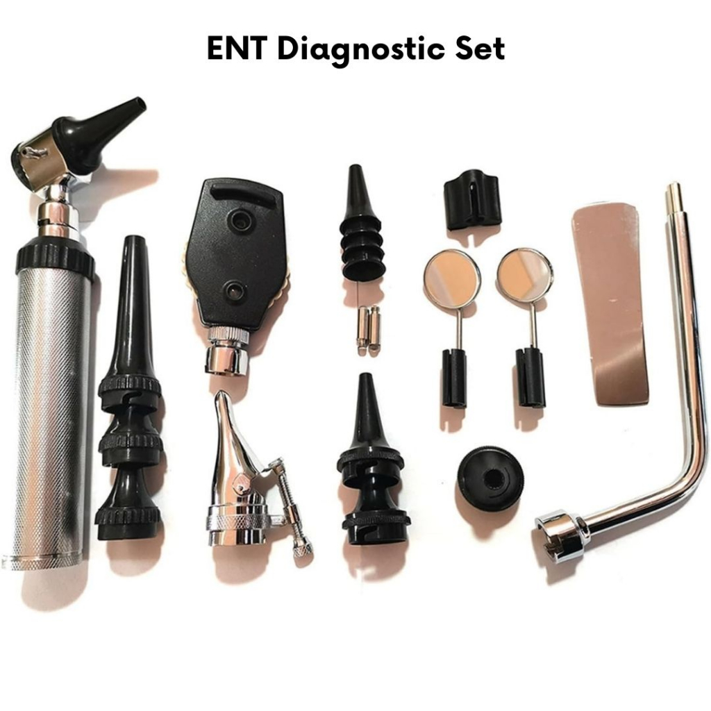 ENT Instruments Universal Diagnostic Set Ear Nose Throat Examination ...