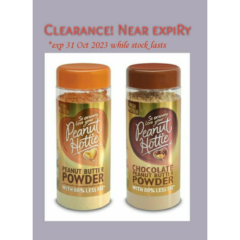 Peanut Hottie Peanutchocolate Peanut Butter Powder 180gm Shopee Malaysia