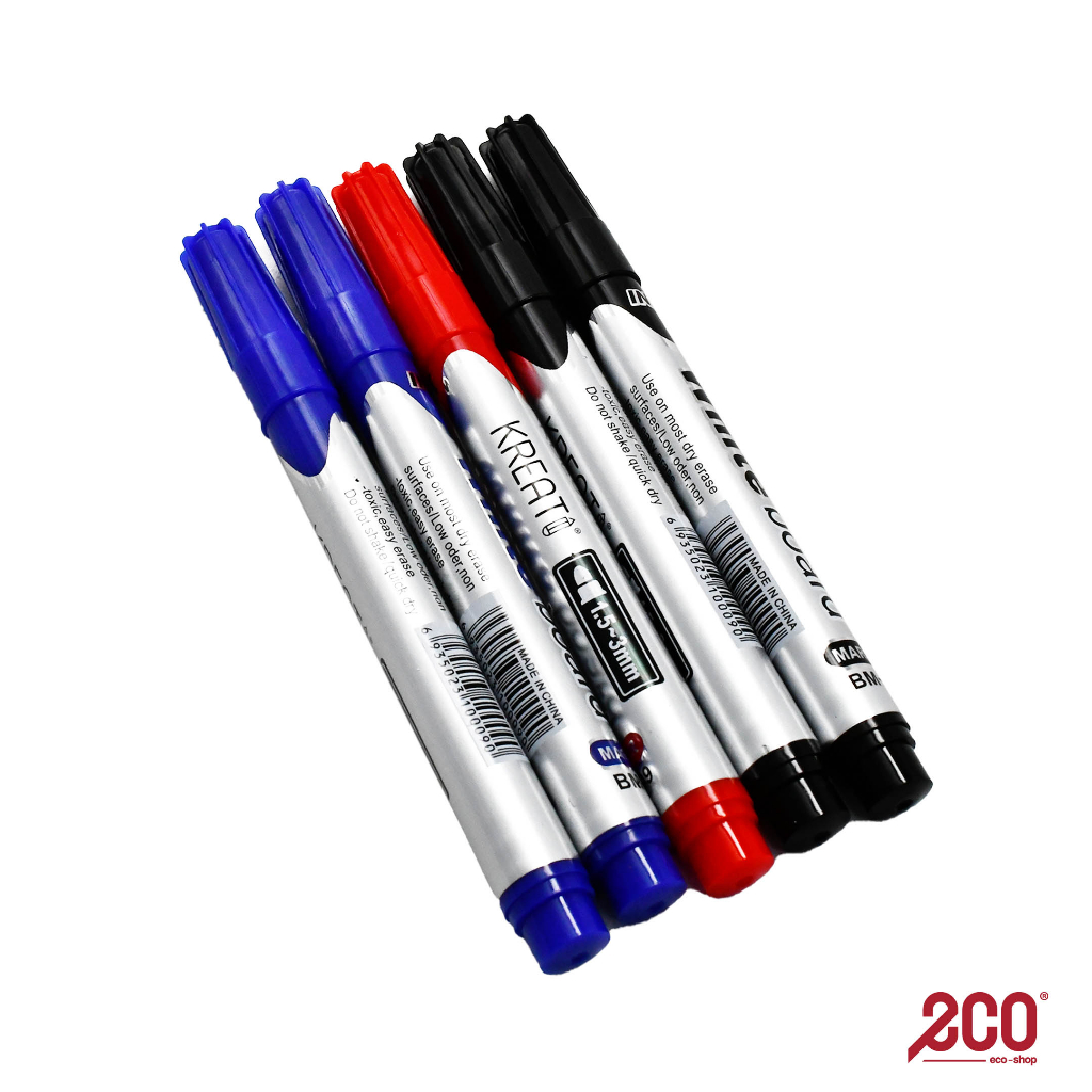 Kreati Mix Colour Whiteboard Marker Pen (5 Pcs/Pack) AE-L010-T05-12 ...