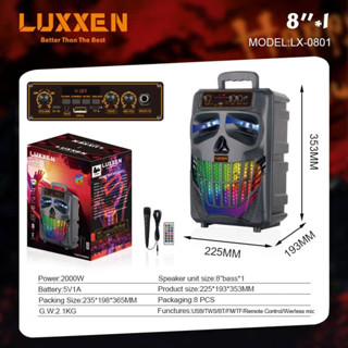 LUXXEN LX-0801 / NB-1 TWS Wireless Bluetooth Portable HIFI Speaker With Microphone / Super Bass ...