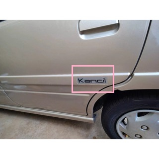 CFS586 2X pcs Perodua Kancil Lampu Bulat Door Lining Stiker Sticker ...