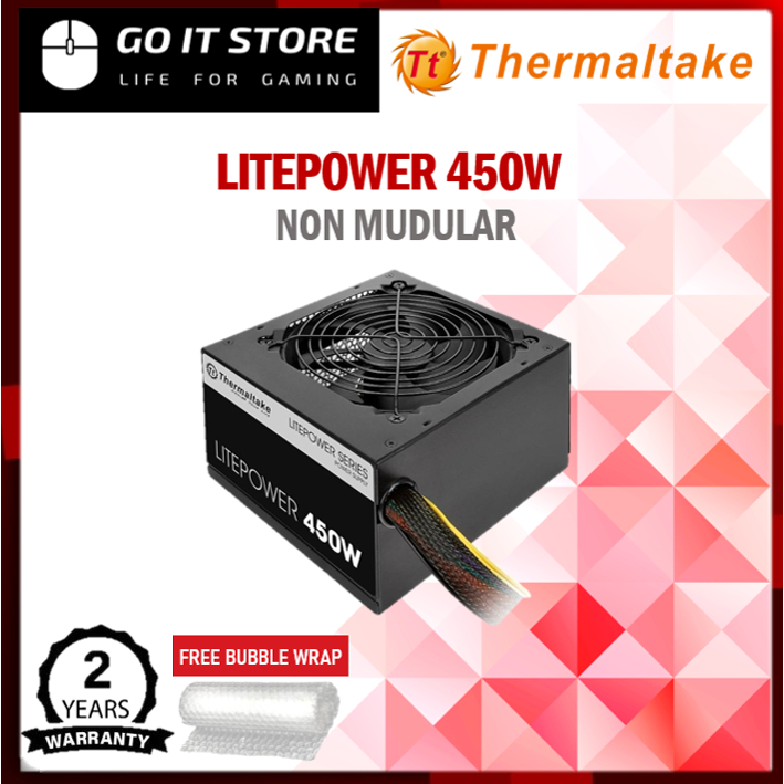 THERMALTAKE LITEPOWER 450W / 550W / 650W POWER SUPPLY UNIT PSU | Shopee ...
