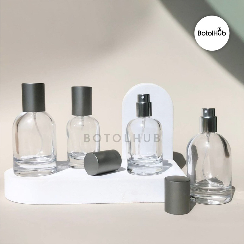 30ml 50ml Lab Perfume Glass Bottle with Grey Cap GB111 | Shopee Malaysia