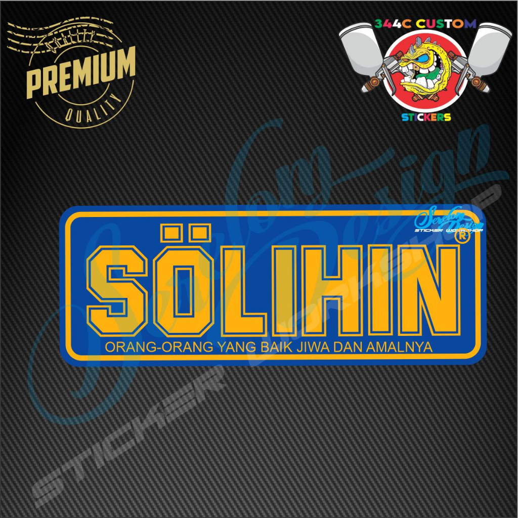 Sticker Kereta Motor Helmet Honda Yamaha Suspension Ohlins Solihin ...
