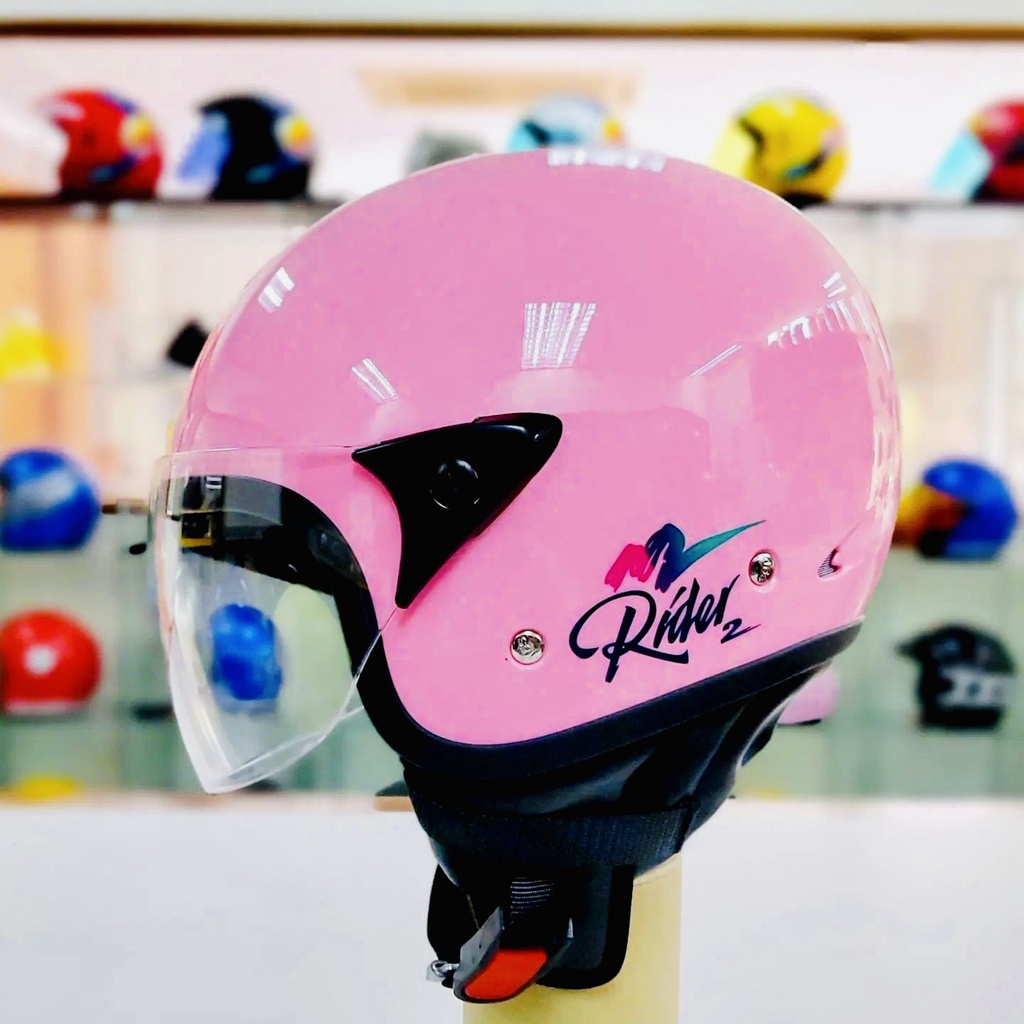HELMET SGV RIDER 2 BALI STYLE MULTI COLOUR BLACK BLUE RED PINK SILVER ...