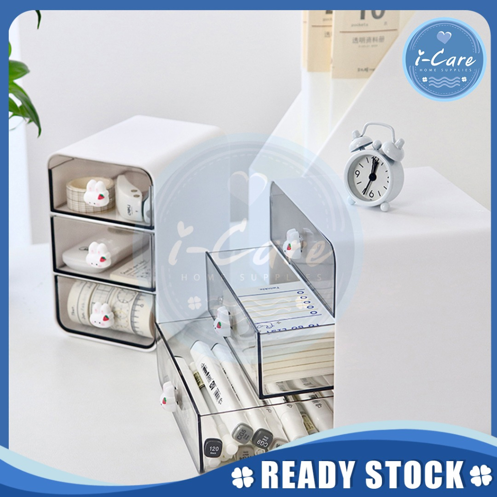 【I297 READY STOCK】Multifunctional Storage Box With Drawers Multi ...